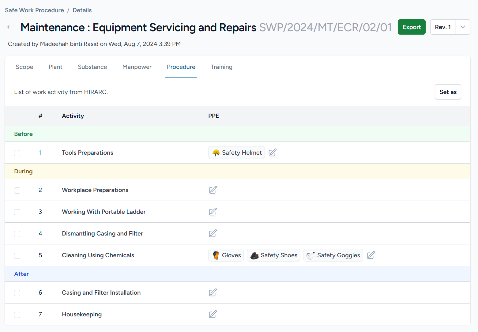 Safety & Hazard Management System